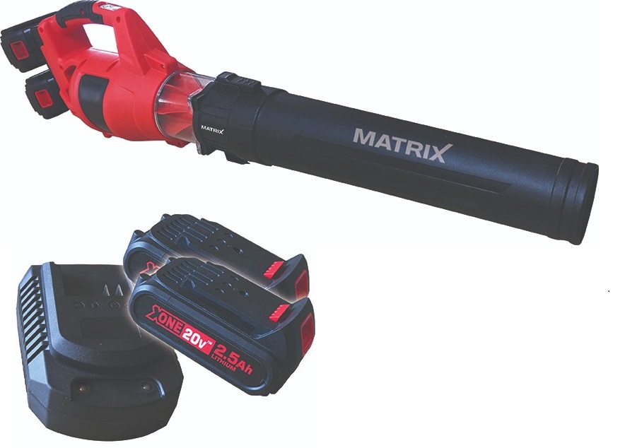 מפוח עלים 40V מקצועי MATRIX MAT-40V - שען ציוד בע"מ