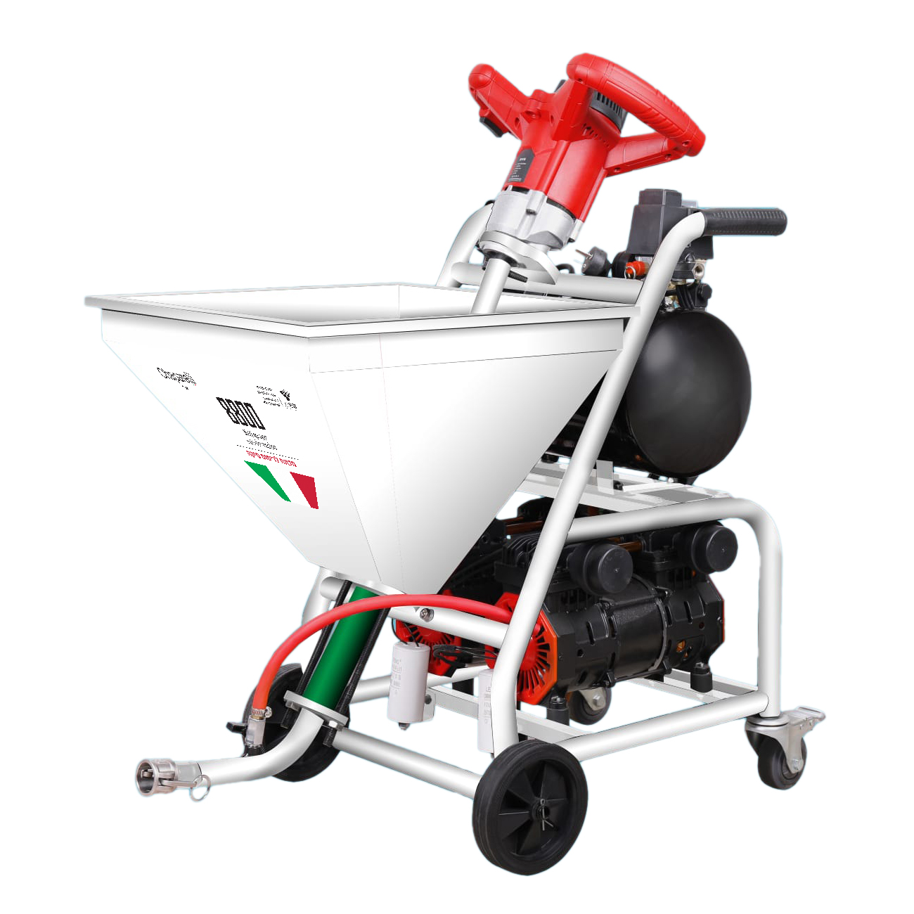 מכונה לריסוס סיקה וחומרים צמנטים מגורגרים Chaparelli ITALY - שען ציוד בע"מ